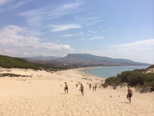 Visit Bolonia beach in Cádiz. White sand dunes and crystal clear water